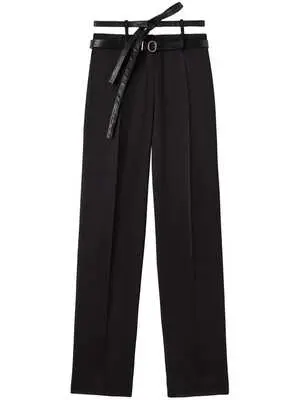 JIL SANDER Belted Tailored Trousers