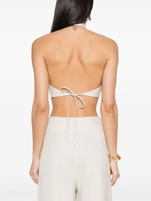 Philosophy Di Lorenzo Serafini Halterneck Crop Top