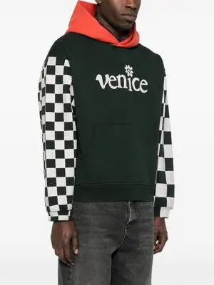 ERL Venice-print Colour-block Hoodie