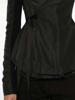 Rick Owens Self-tie Layered Blazer
