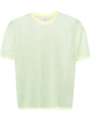 Martine Rose Granny Patterned-jacquard T-shirt