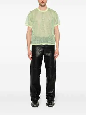 Martine Rose Granny Patterned-jacquard T-shirt