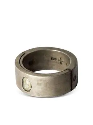 PARTS OF FOUR Sistema Sterling Diamond Ring - Silver
