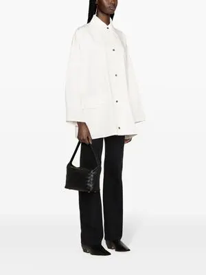 TOTEME Organic Cotton Shirt Jacket - White