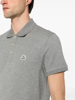 Moncler Logo-patch Polo Shirt