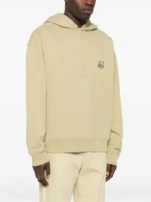Maison Kitsuné Bold Fox Head-patch Hoodie - Neutrals