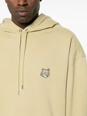 Maison Kitsuné Bold Fox Head-patch Hoodie - Neutrals