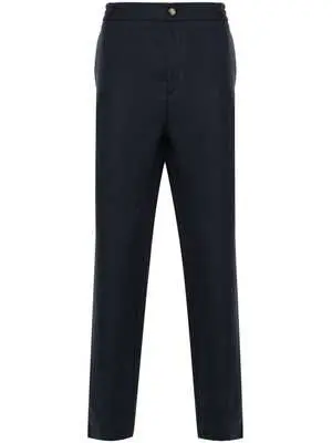 Etro Herringbone Linen Trousers
