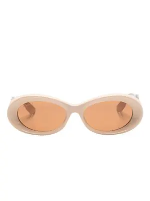 Gucci Oval-frame Sunglasses