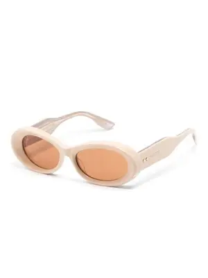 Gucci Oval-frame Sunglasses