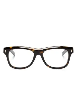 Gucci Square Frame Glasses - Brown