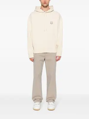Maison Kitsuné Bold Fox Head Cotton Hoodie - Neutrals