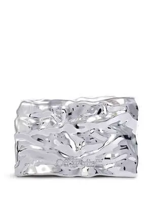 Off-White Sculpture Crushed Clutch