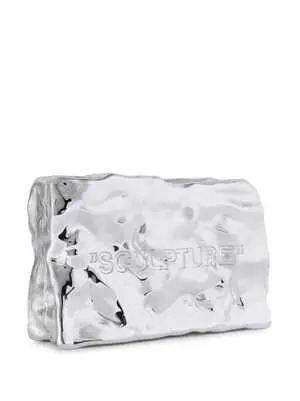 Off-White Sculpture Crushed Clutch