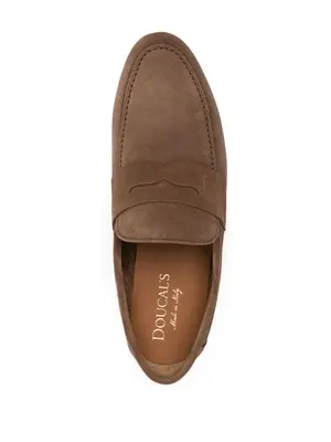 DOUCAL'S Rubber-sole Penny Loafers