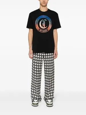 Just Cavalli Logo-print Cotton T-shirt - Black