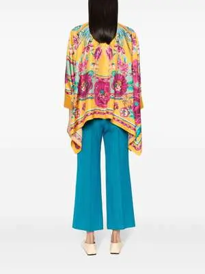 La DoubleJ Floral Print Foulard Shirt - Yellow