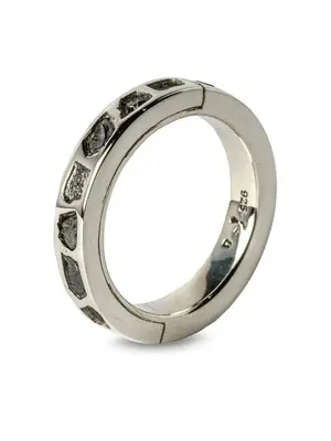 PARTS OF FOUR Sistema Mega Pavé Diamond Sterling Ring