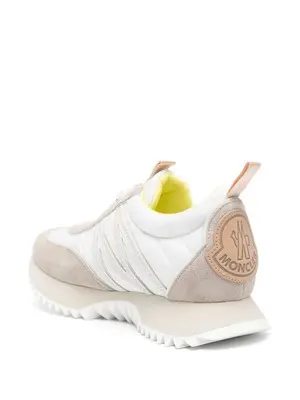 Moncler Pacey Logo-patch Sneakers - White