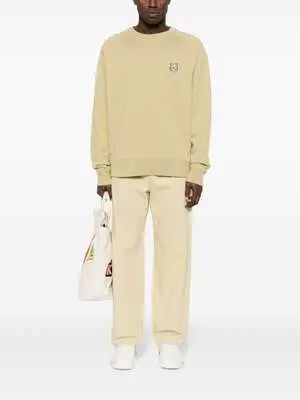 Maison Kitsuné Bold Fox Head Cotton Sweatshirt - Green