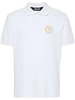 Just Cavalli Logo-print Polo Shirt - White