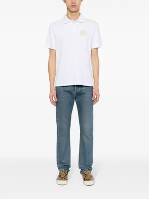 Just Cavalli Logo-print Polo Shirt - White