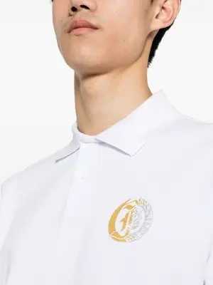 Just Cavalli Logo-print Polo Shirt - White