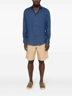 Brunello Cucinelli Chambray Linen Shirt