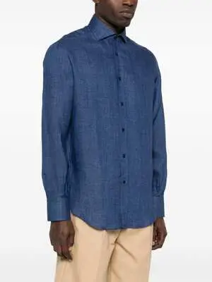 Brunello Cucinelli Chambray Linen Shirt