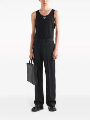 Prada Cotton Tank Top - Black