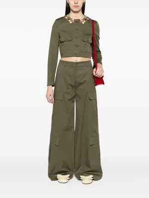 Moschino Wide-leg Cargo Trousers