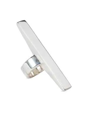 PARTS OF FOUR Sistema Rotated Bridge Ring - Silver
