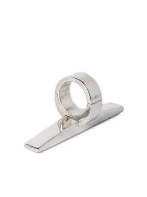 PARTS OF FOUR Sistema Rotated Bridge Ring - Silver