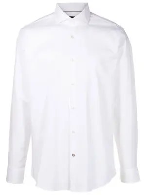 Men's White Long Sleeve Shirts