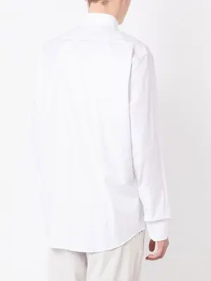 BOSS Long-sleeved Stretch-cotton Shirt - White