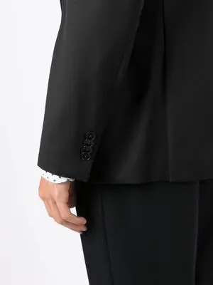 BOSS Single-breasted Fitted Blazer - Black
