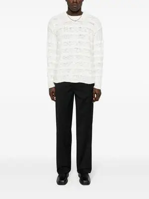 SUNFLOWER Repair Crew-neck Jumper