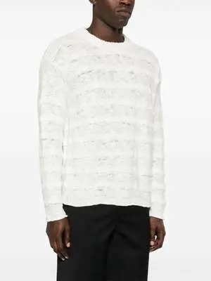 SUNFLOWER Repair Crew-neck Jumper
