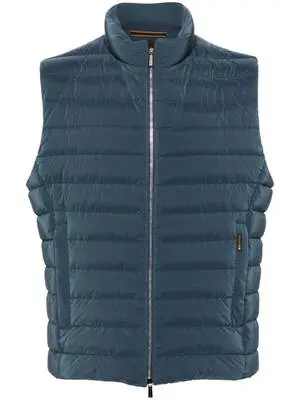 MOORER Stand-up Collar Padded Gilet