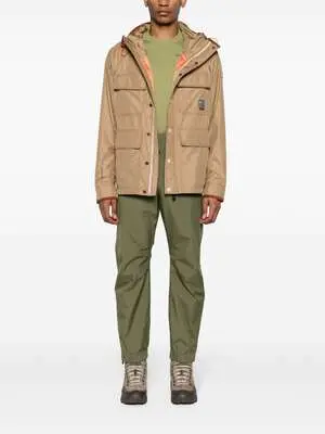 Moncler Waterproof Tapered Trousers - Green