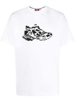 MOSTLY HEARD RARELY SEEN Runner Cotton T-shirt - White