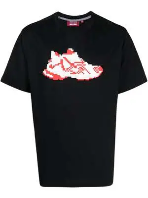 MOSTLY HEARD RARELY SEEN Red Runner Cotton T-shirt