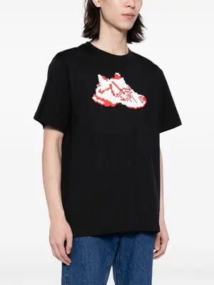 MOSTLY HEARD RARELY SEEN Red Runner Cotton T-shirt