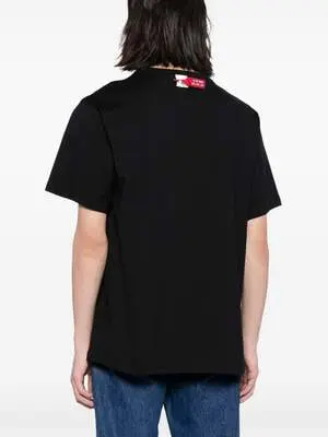 MOSTLY HEARD RARELY SEEN Red Runner Cotton T-shirt