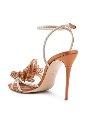 Casadei Julia Orchidea 100mm Sandals