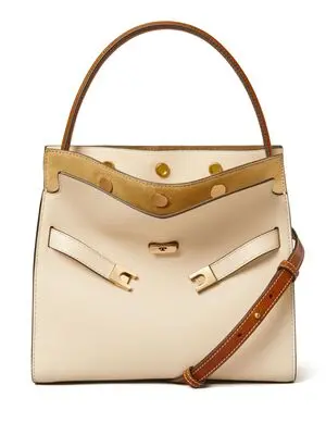 Tory Burch Lee Radziwill Small Tote - Neutrals