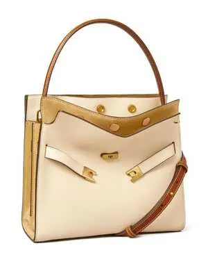 Tory Burch Lee Radziwill Small Tote - Neutrals