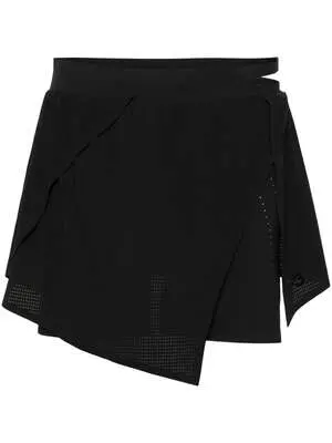 Y3 Logo-printed Mesh Skort