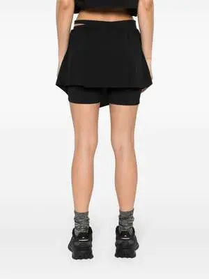 Y3 Logo-printed Mesh Skort