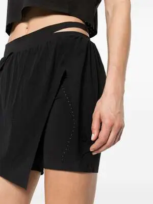 Y3 Logo-printed Mesh Skort